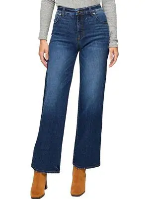 Karen Kane Jessie Straight Leg Jeans - Denim