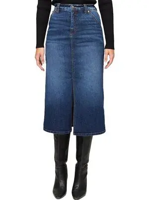 Karen Kane Midi Skirt - Denim