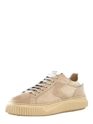 VOILE BLANCHE Lipari Shearling Lined Sneakers - Beige