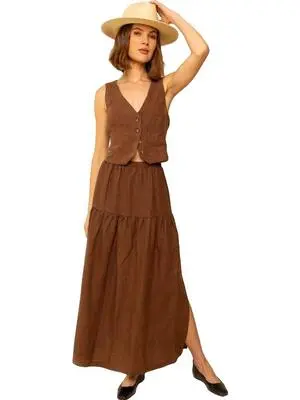 WHIMSY + ROW Whimsy + Row Millie Skirt Chocolate
