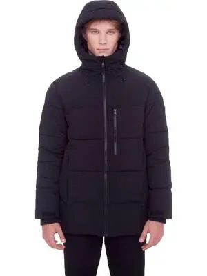 ALPINE NORTH Mid-weight Quilted Puffer Jacket - Black