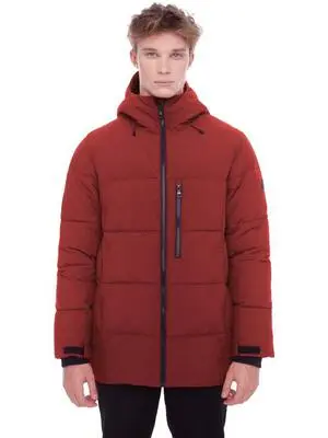 ALPINE NORTH Mid-weight Quilted Puffer Jacket - Deep Red