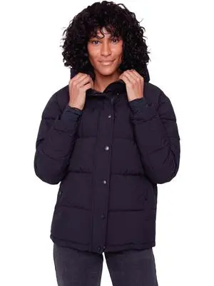 ALPINE NORTH Quilted Puffer Jacket - Black