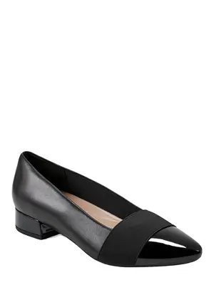 Easy Spirit Casta Pointed Toe Pumps Black/black Patent