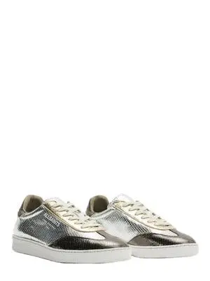 ALLSAINTS AllSaints Thelma Metallic Sneakers Silver Multi