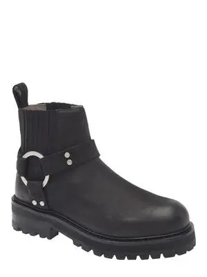 ALLSAINTS AllSaints Maddie Lug Sole Biker Boots Washed Black