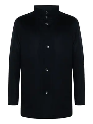 Hugo Boss H-coxtan Coat - Blue
