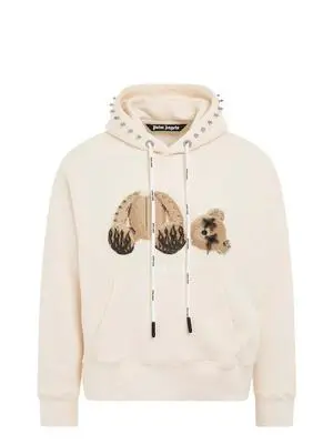 Palm Angels Punk Bear Hoodie - White
