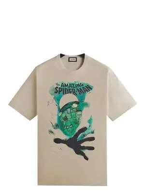 Kith X Marvel Mysterio Spiderman Vintage Tee Shirt - Sandrift