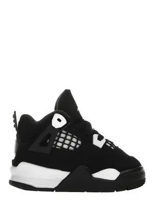 JORDAN Jordan 4 Retro Thunder Toddler Sneakers Black/white