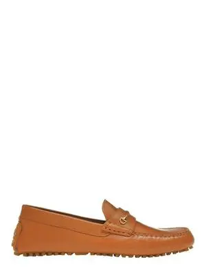 Gucci Horsebit Driver Loafers - Brown