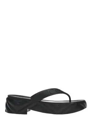Gucci Thong Platform Sandal - Black