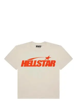 HELLSTAR Classic T-shirt - White/orange