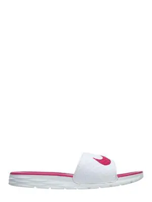 Nike Benassi Solarsoft Slide 2 - White/fireberry