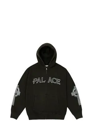 PALACE Celtic Zip Hood - Black