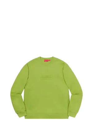 Supreme Cutout Logo Crewneck - Green
