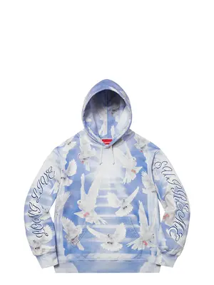 Supreme Doves Hooded Sweatshirt - Blue
