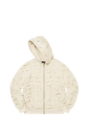Supreme X Griffin Zip Up Hooded Sweatshirt - Cream