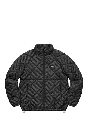 Supreme Spellout Quilted Lightweight Down Jacket - Black