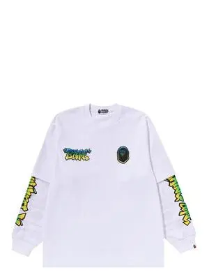 A BATHING APE Sport Long-sleeve T-shirt - White