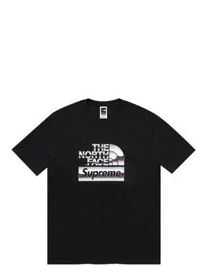 Supreme The North Face Metallic Logo T-shirt - Black