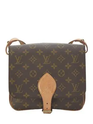 LOUIS VUITTON Monogram Canvas Cartouchiere Bag - Brown