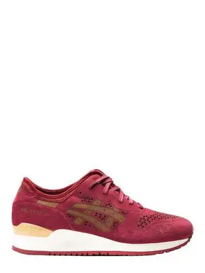 Asics Gel-lyte Iii Laser Cut Sneakers - Burgundy