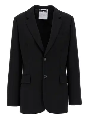 Moschino Single-breasted Blazer - Black