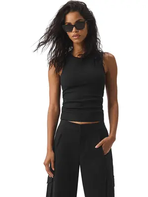Alo Yoga Ribbed Tank Top - Black