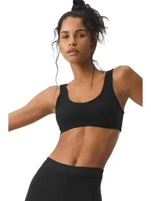 Alo Yoga Soft Center Stage Bra - Black