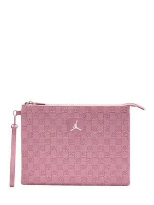 JORDAN Monogram Pouch - Pink Glaze