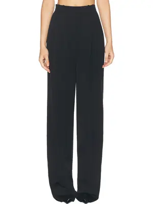 Saint Laurent Straight Leg Trouser - Noir