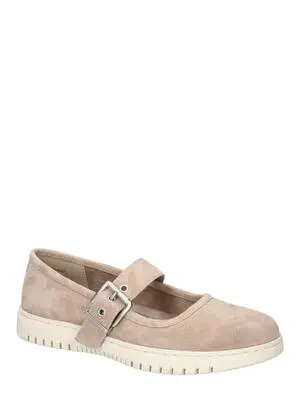 BELLA VITA Astro Mary Jane Flat - Almond Suede