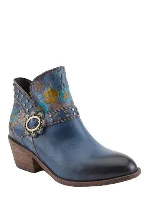 SPRING STEP SHOES L'Artiste By Spring Step Daintylady Bootie Blue Multi