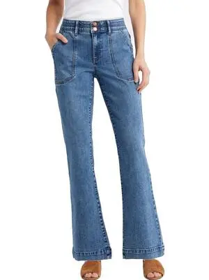 Wit & Wisdom Wit & Wisdom Madison 'Ab'solution Bootcut Jeans Mid Blue