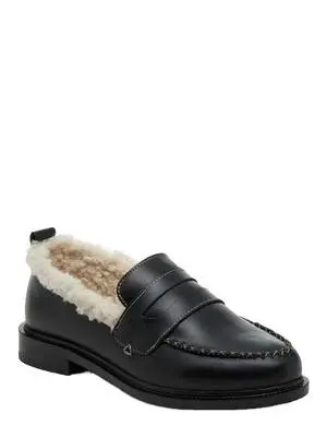 KELSI DAGGER BROOKLYN Kelsi Dagger Brooklyn Lens Faux Shearling Lined Loafer