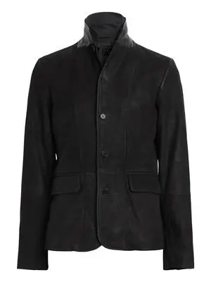 ALLSAINTS Suede Survey Blazer - Black