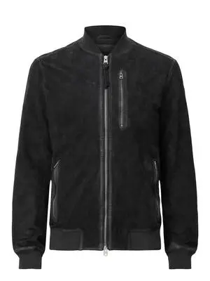 ALLSAINTS Suede Kemble Bomber Jacket - Black