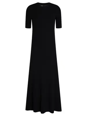 MAJE Maje Cutout Ribbed-Knit Midi Dress