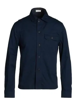 SLOWEAR Glanshirt Cottontwill Shirt Navy