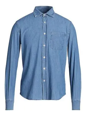 SLOWEAR Glanshirt Cottonchambray Shirt - Light Blue