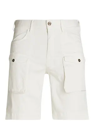 SLOWEAR Incotex Cotton-blend Twill Cargo Shorts - Off-white