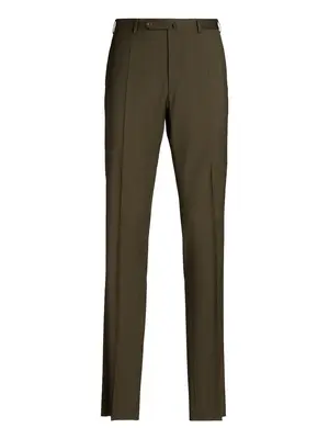 SLOWEAR Incotex Wool Pants - Army Green
