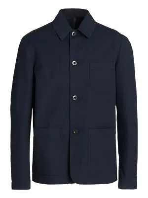 SLOWEAR Montedoro Cotton-blend Jacket - Navy