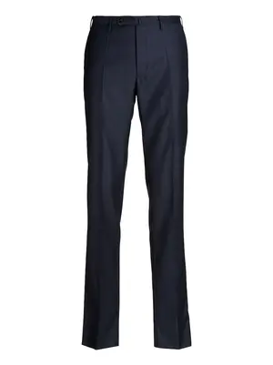 SLOWEAR Incotex Sharkskin Slim-fit Wool Trousers - Navy
