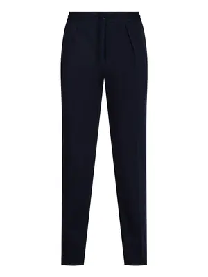 SLOWEAR Incotex Cotton-blend Twill Drawstring Pants - Midnight Blue