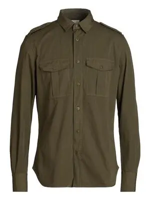 SLOWEAR Glanshirt Cottonpoplin Shirt - Army Green