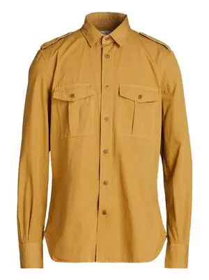 SLOWEAR Glanshirt Cottonpoplin Shirt - Mustard