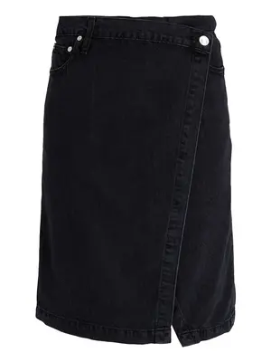 Derek Lam 10 Crosby Denim Wrap Skirt - Dark Denim
