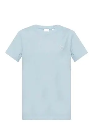 Burberry Tb Logo T-shirt - Light Blue